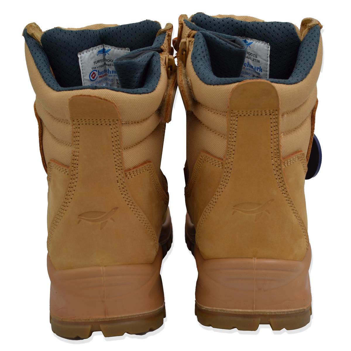 TurtleBoots Loggerhead | Side Zip Safety Boots NZ – Safety Supplies